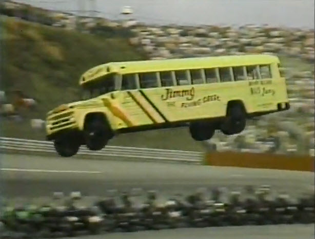 Jimmy "The Flying Greek" Koufos attempts world record bus jump ...