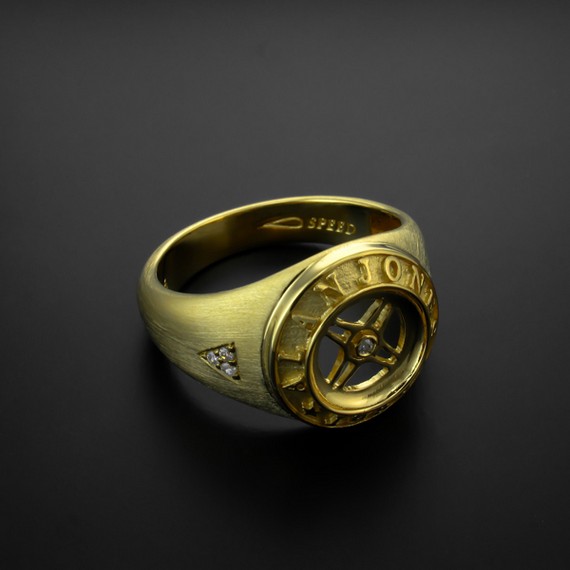 Gear: Speed Jewellery- Alan Jones Solid Gold Ring - Motorsport Retro