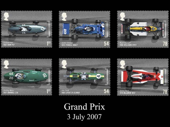 Memorabilia: British Formula 1 Stamps - Motorsport Retro