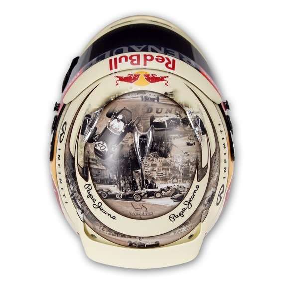 Photo Gallery: Vettel's Stirling Moss inspired Monaco helmet ...
