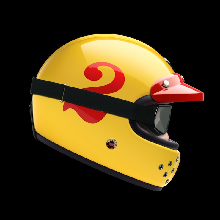 Gear: Ruby Castel full face helmet - Motorsport Retro