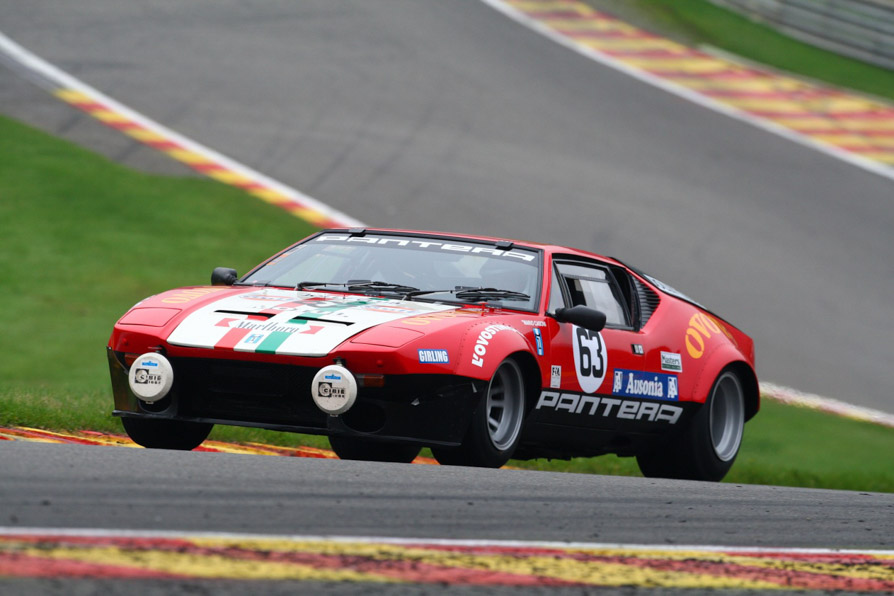 An Ex-Works De Tomaso Pantera Group 4 with the Works