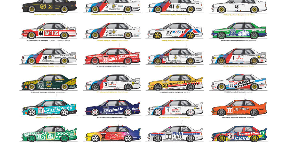 BMW M3 Touring Car - The Champion Liveries