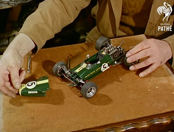 A Miniature Lotus Model Made for Jim Clark